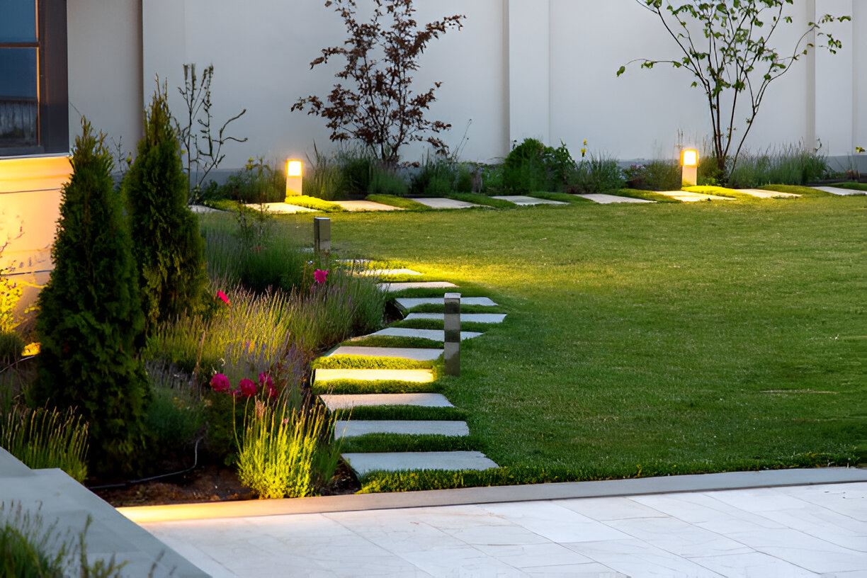 Garden Lighting Installation in UAE | BFCS Landscape